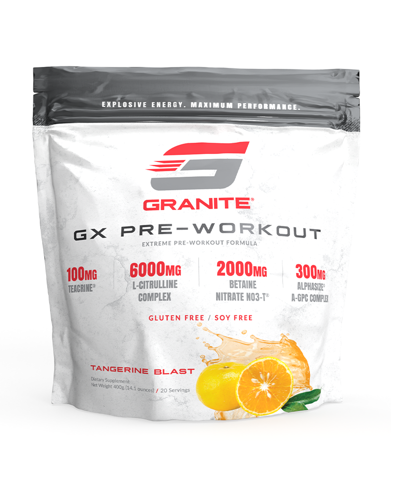 GX Pre-Workout | Granite Supplements – Granite Nutrition